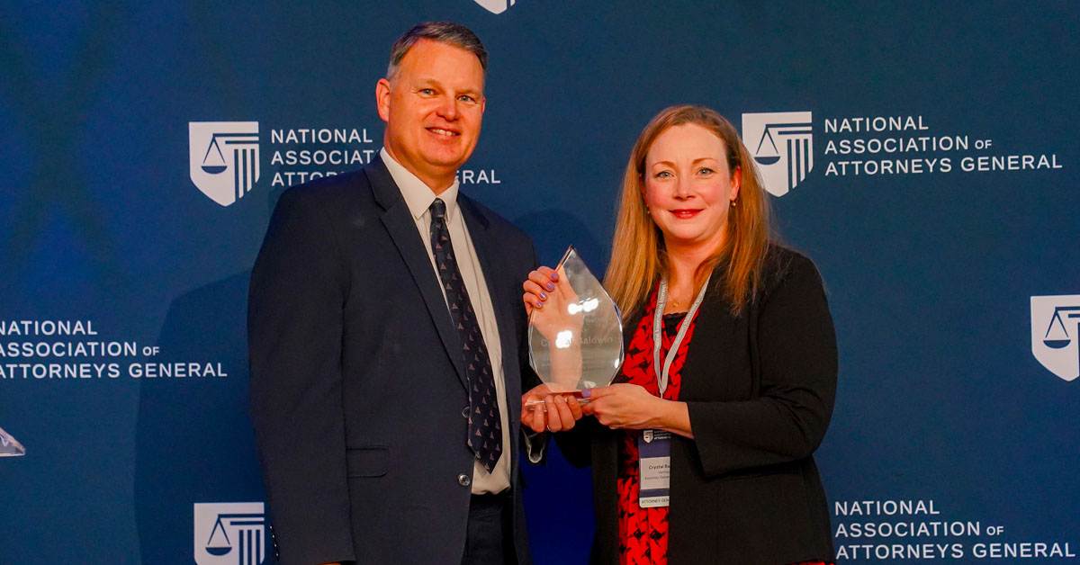 What's Buzzing ArchiveBaldwin Awarded Attorney General Staff of the Year