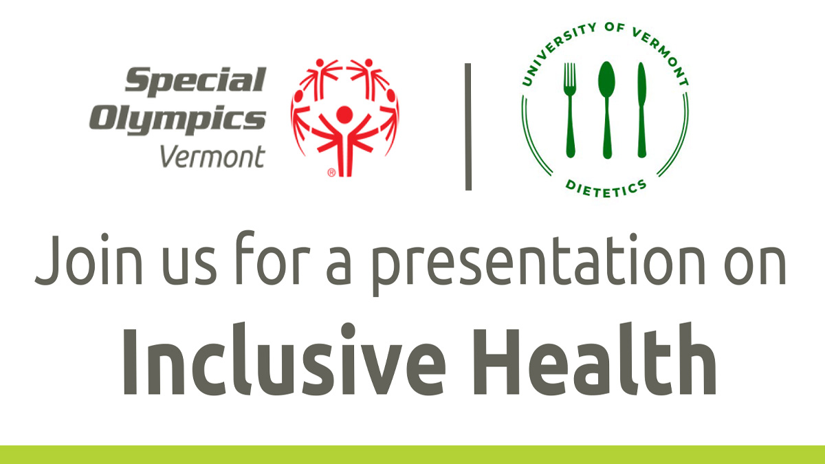 What's Buzzing Special Olympics Inclusive Health Presentation on May 7
